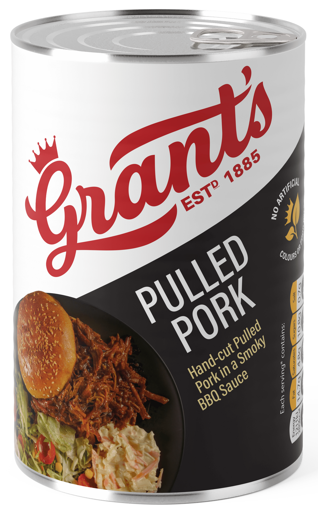 Bbq Pulled Pork 6 Can Pack Grants Foods